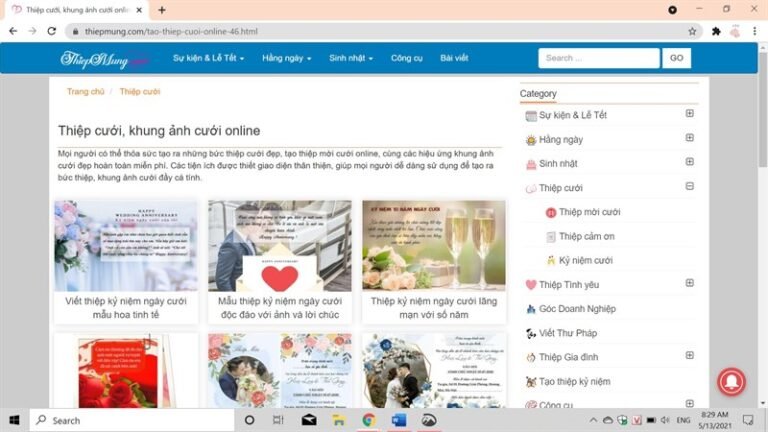 TOP 9 website thiết kế thiệp cưới online miễn phí, đẹp, ấn tượng - Hẻm ...